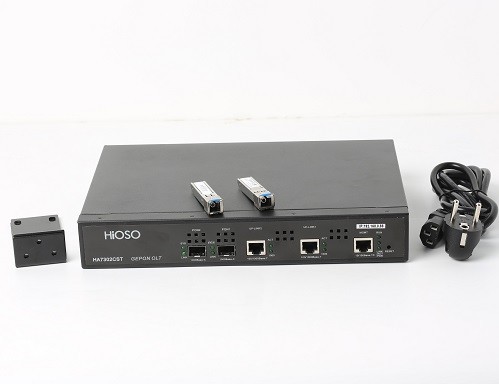 HiOSO HA7302CST Epon Olt 2 Port 2 Pon Olt Dengan 2 Modul SFP Px ...